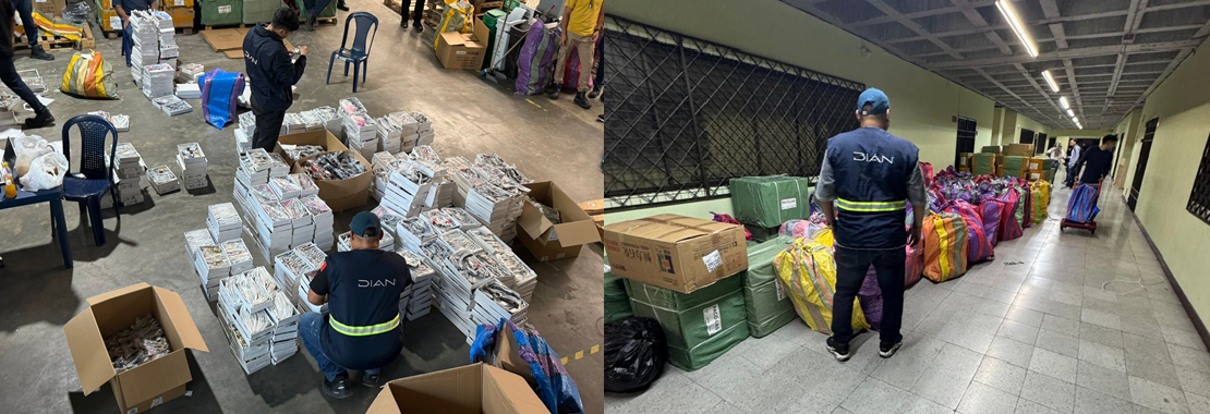 Prensa Durante junio, Aduanas Medellín aprehendió $12.454 millones en contrabando